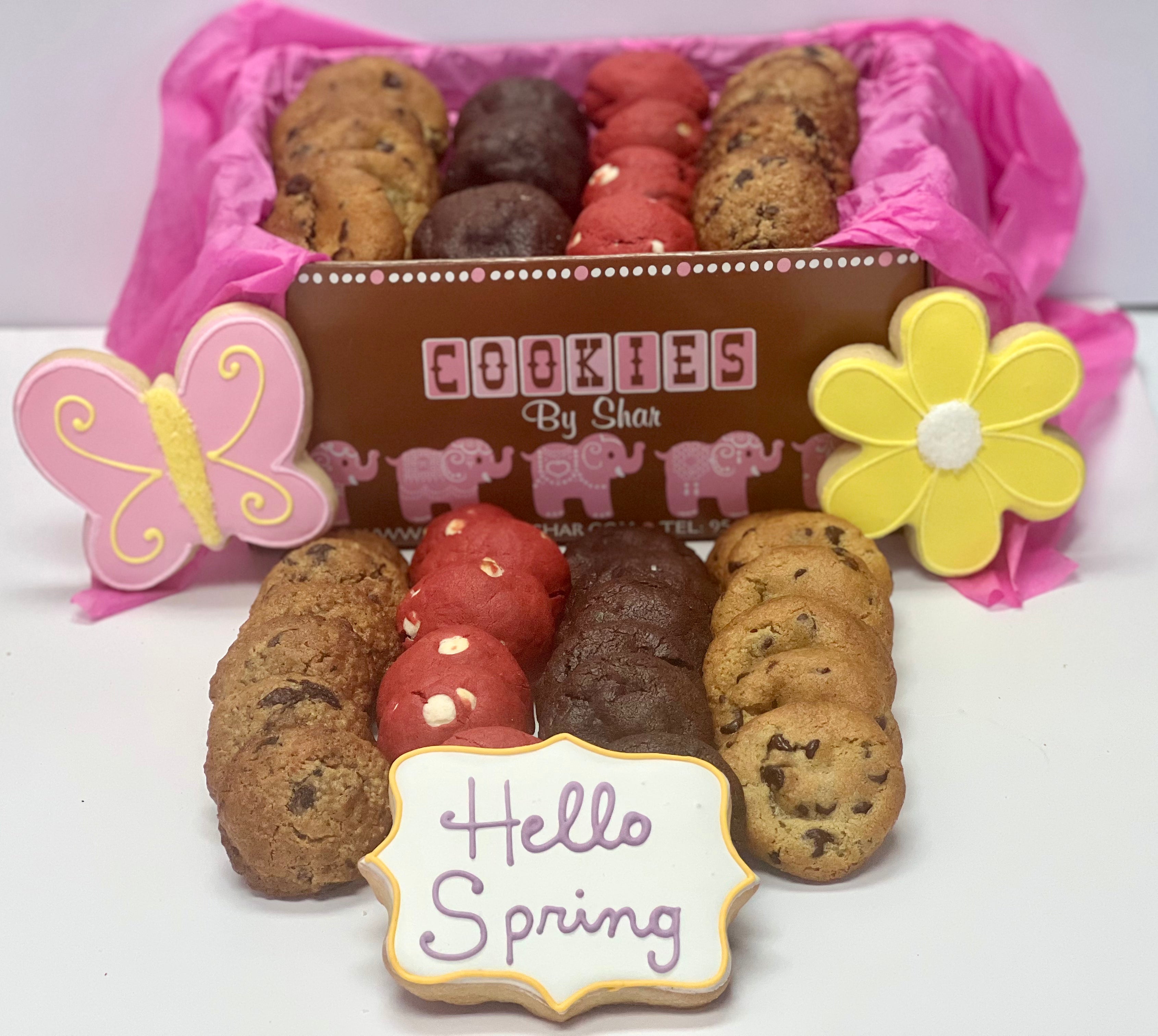 Spring Box Cookies Gift Box - 51 Pack - Events, Holidays and Birthday ...
